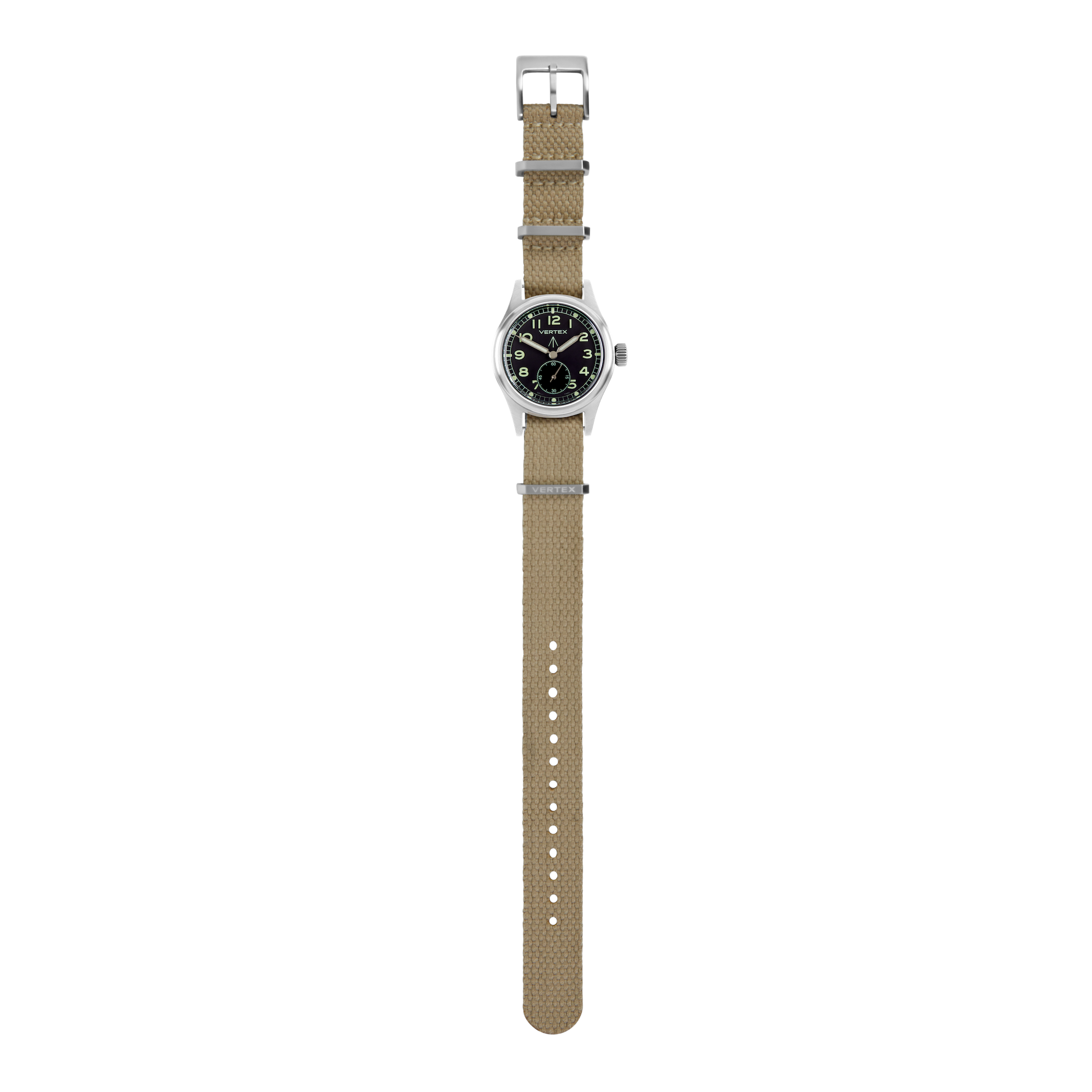 Sand Cotton Fabric Watch Strap 18mm – The Vertex Watch Company