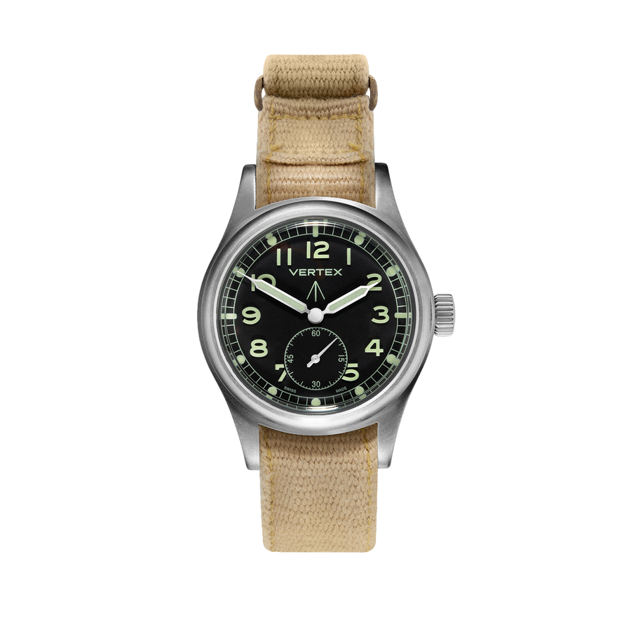 Bronze 36 Black – The Vertex Watch Company