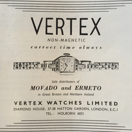 Heritage – The Vertex Watch Company